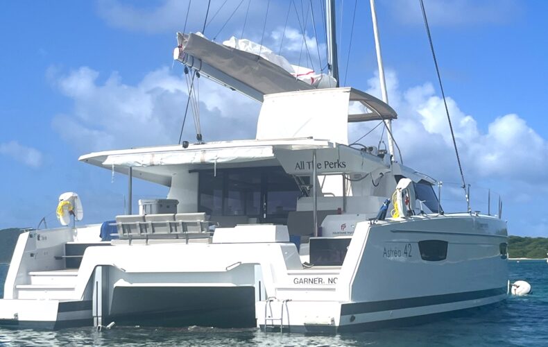ALL THE PERKS: FP Astrea 42 - Bareboat - BVI Yacht Charters